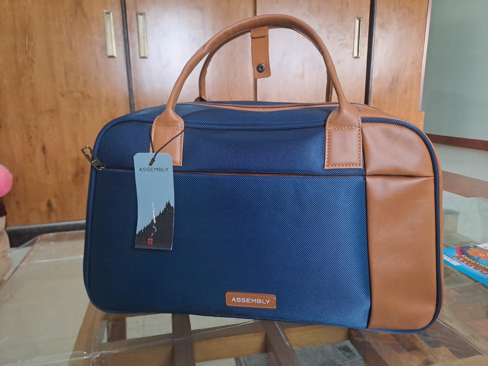 Buy THE ASSEMBLY Polyester Assembly Duffle Bag For Travel 38 Litres ...