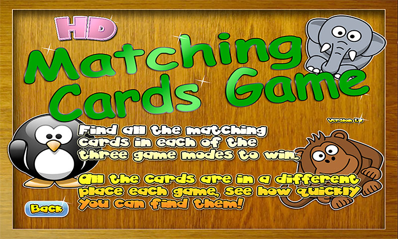 Matching Cards Game For Kids FREE:Amazon.com:Appstore for Android