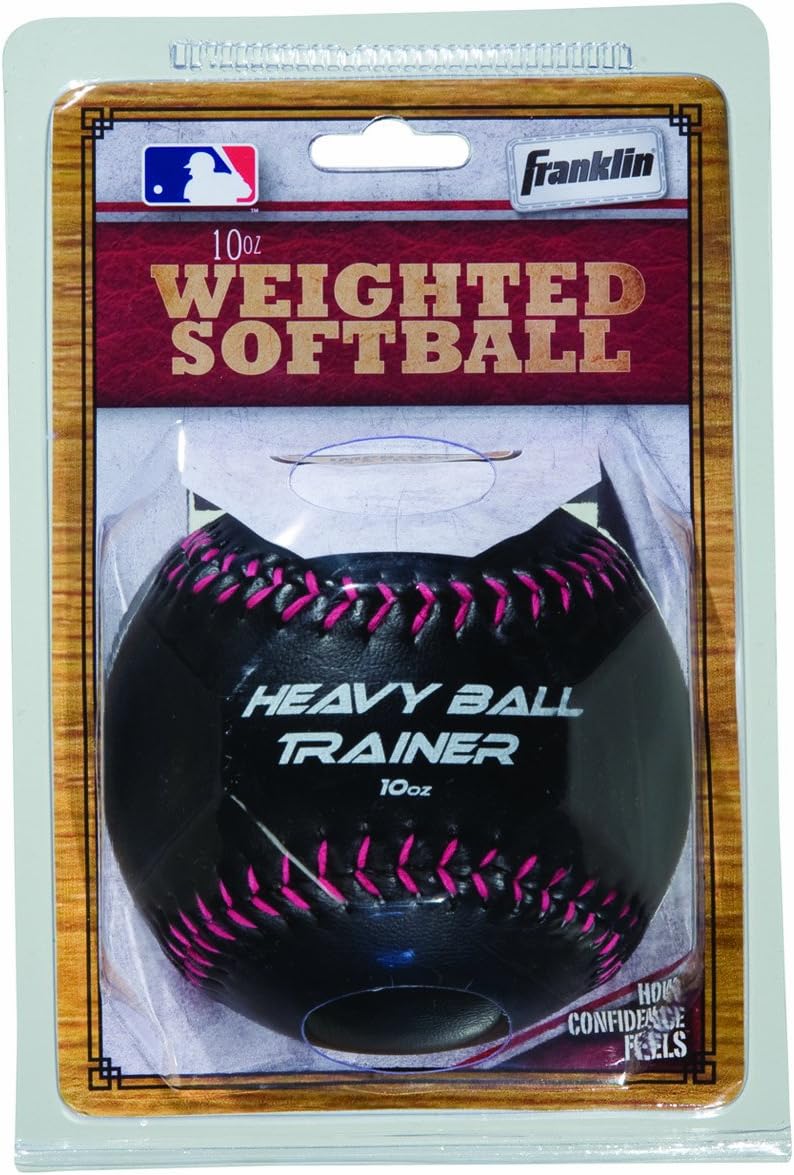 Amazon.com : Franklin Sports Weighted Softball (10-Ounce) : Baseball ...
