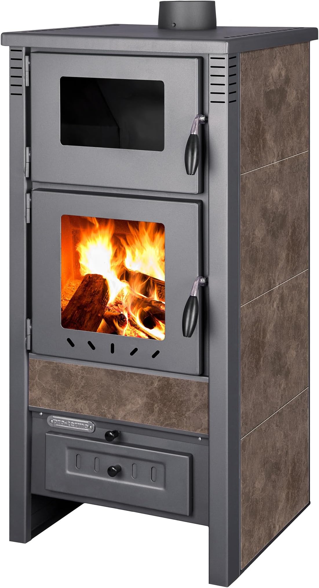 Holzofen mit Ofen Kochofen 14kW Heizleistung : Amazon.de: Sonstiges