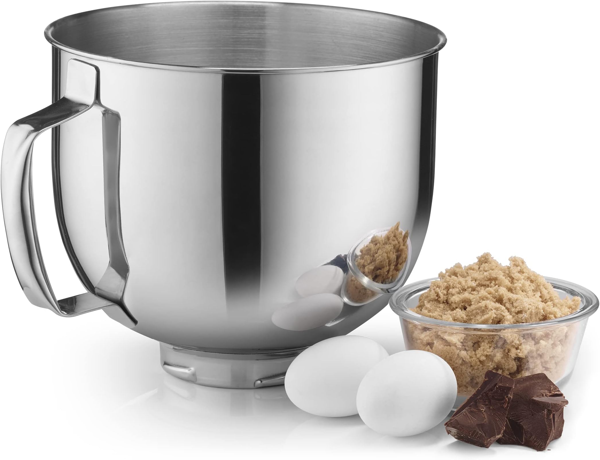 Amazon.com: Cuisinart SM-50MB 5.5-Quart Mixing Bowl, Stainless Steel ...