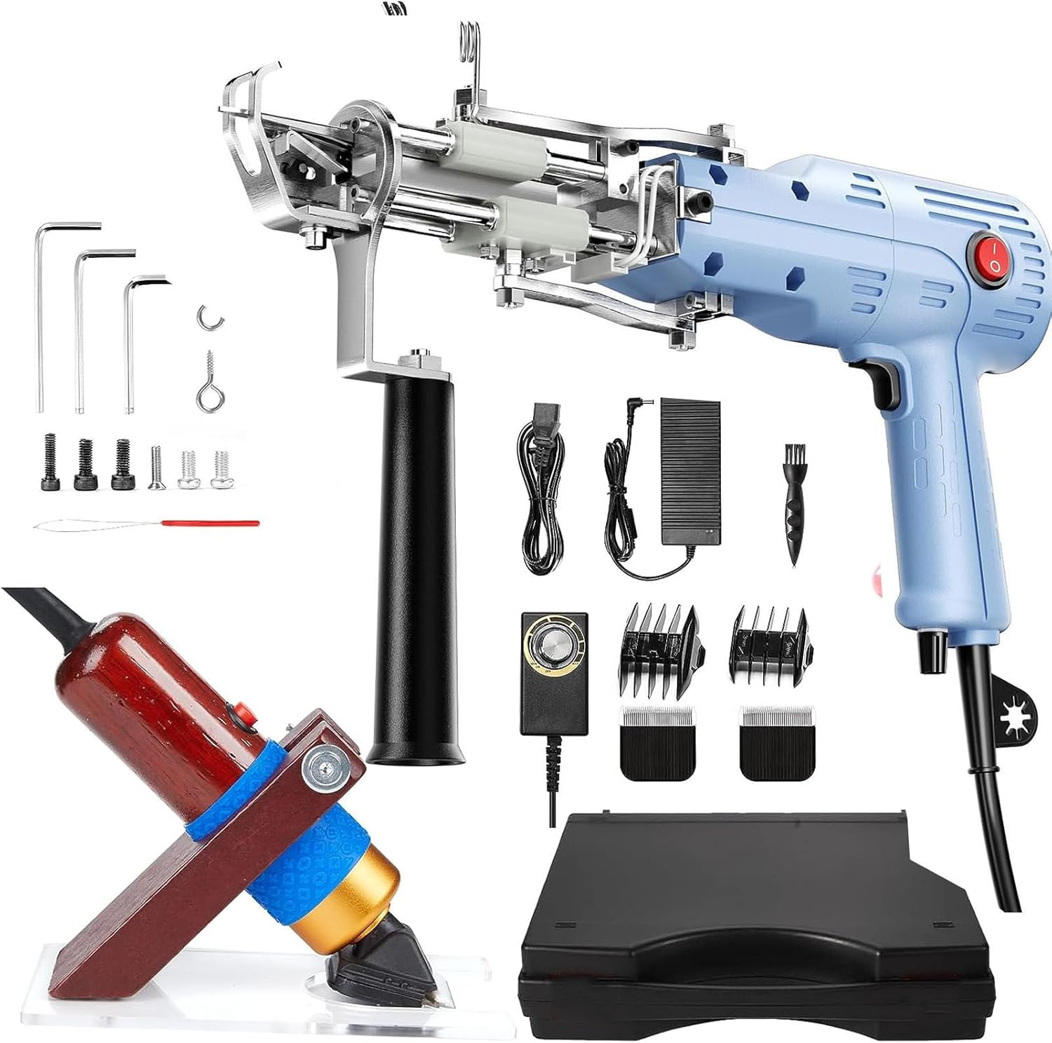 Amazon.co.jp: Tufting Gun Cut Pile Loop Pile 2 in 1 Rug Gun Machine ...