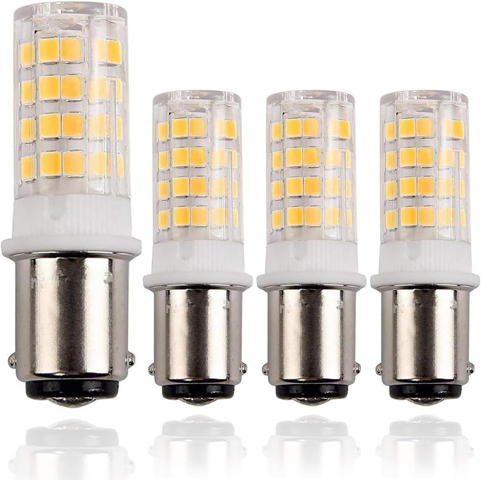 Ziomitus BA15D 120 Volt Double Contact/DC Bayonet Base Led Light Bulbs ...