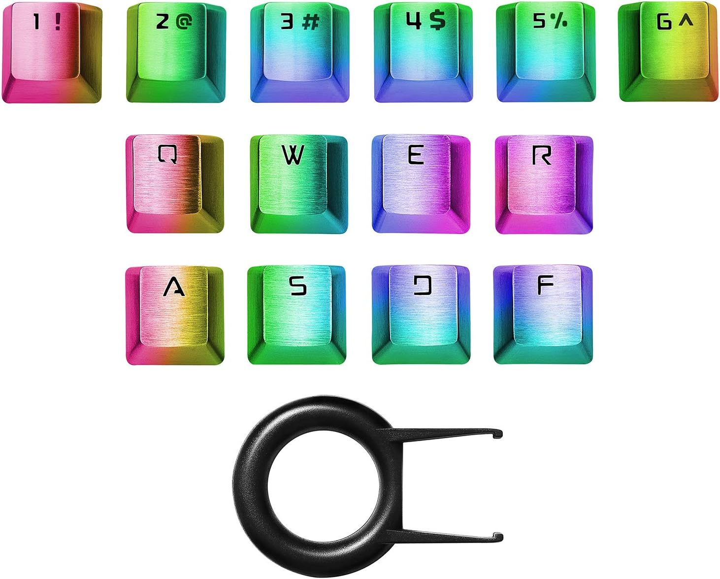 Amazon.com: KPREPUBLIC teamwolf stainless steel MX Keycap Silver color ...