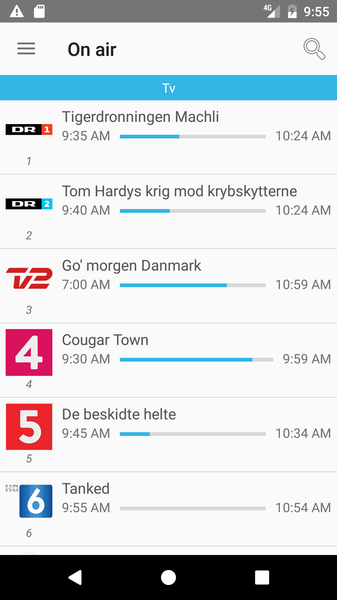 TV oversigt Danmark - Cisana TV+ - App on the Amazon Appstore
