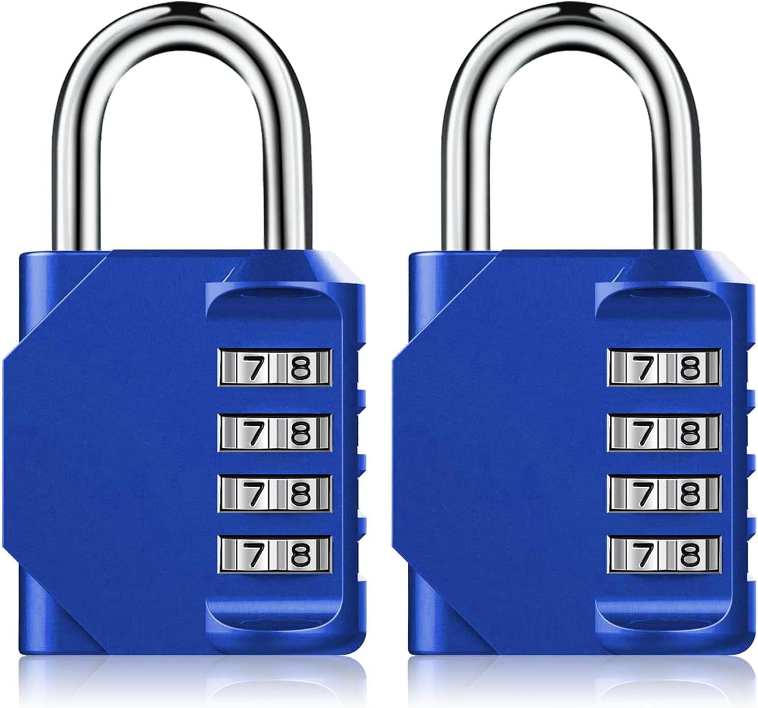 Candados,2 Pack Candado para Locker, Candado de Combinación Reajustable ...