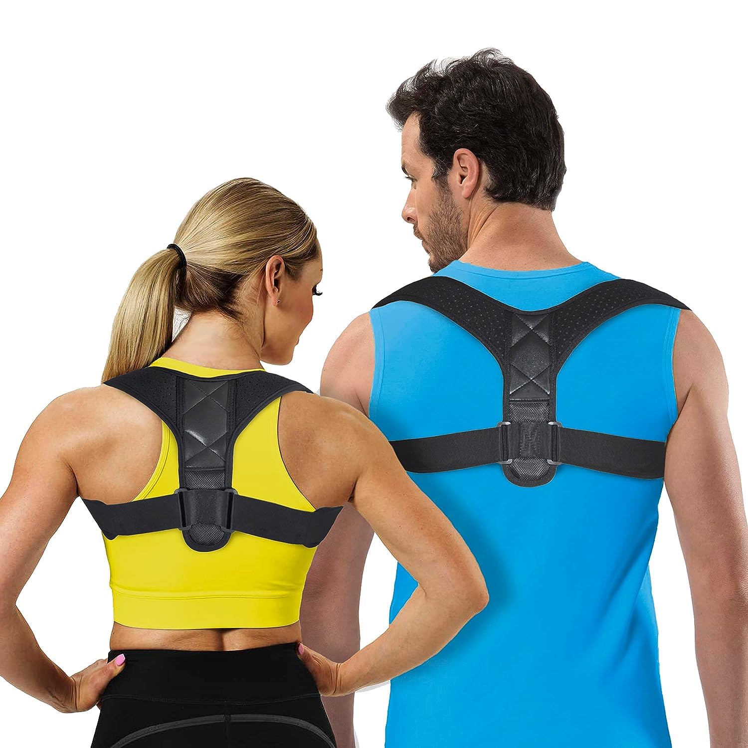 HADSOMUN Back Straightener, Posture Trainer for Posture Correction ...