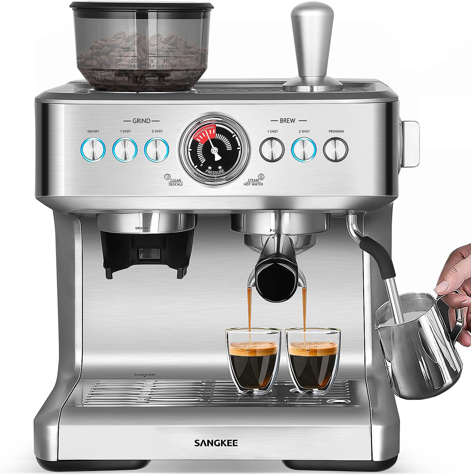 Máquina de café espresso Ninja Luxe Café Premier Series, cafetera de ...