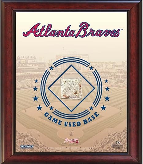Amazon.com: Steiner Sports MLB Framed Wall Art, Game Used Base - 11in x ...