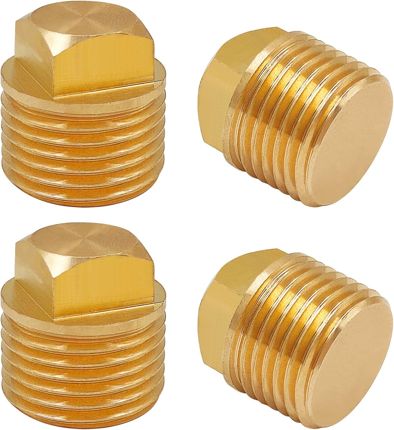 Amazon.com: Poktlife 3 PCS 1/2" NPT Boat Plugs,Solid Brass Boat Drain ...