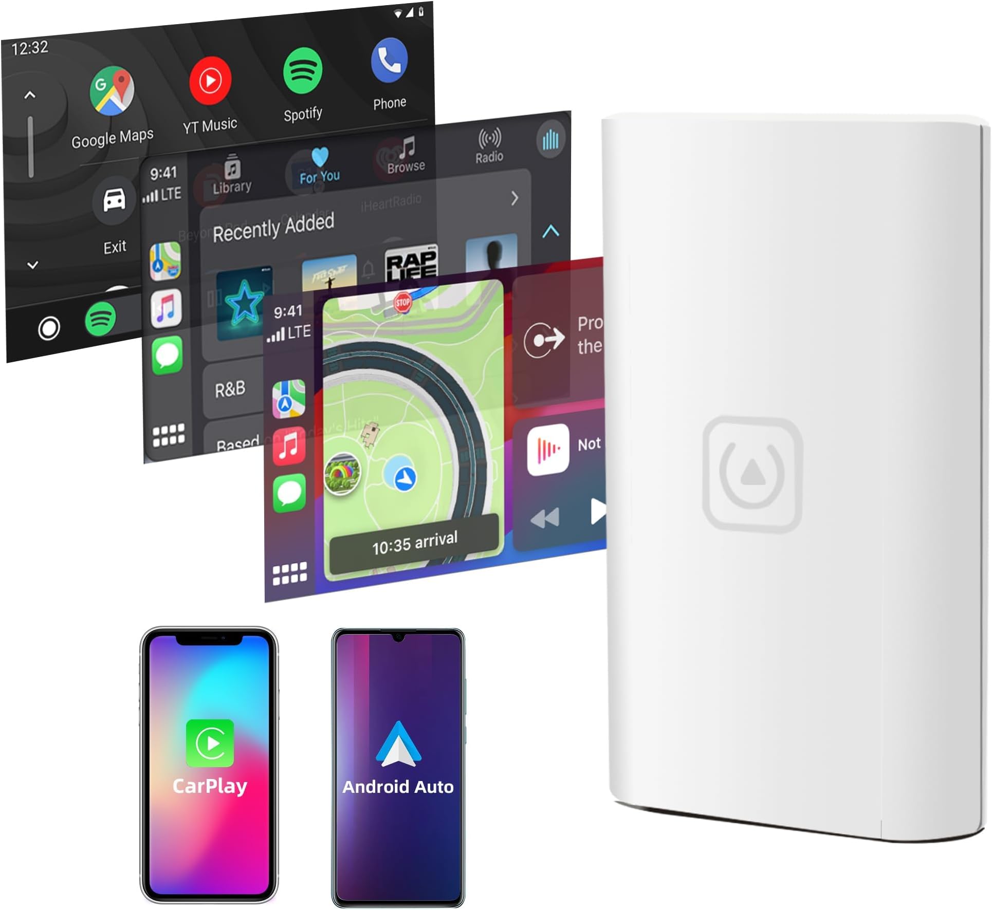 Amazon.com: Sctrie Wireless CarPlay Adapter - Fast & Stable Connection ...