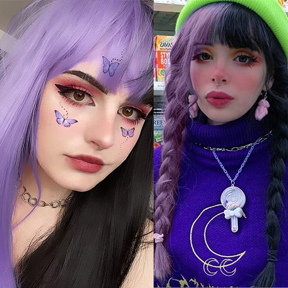 Pastel Goth Purple Hair