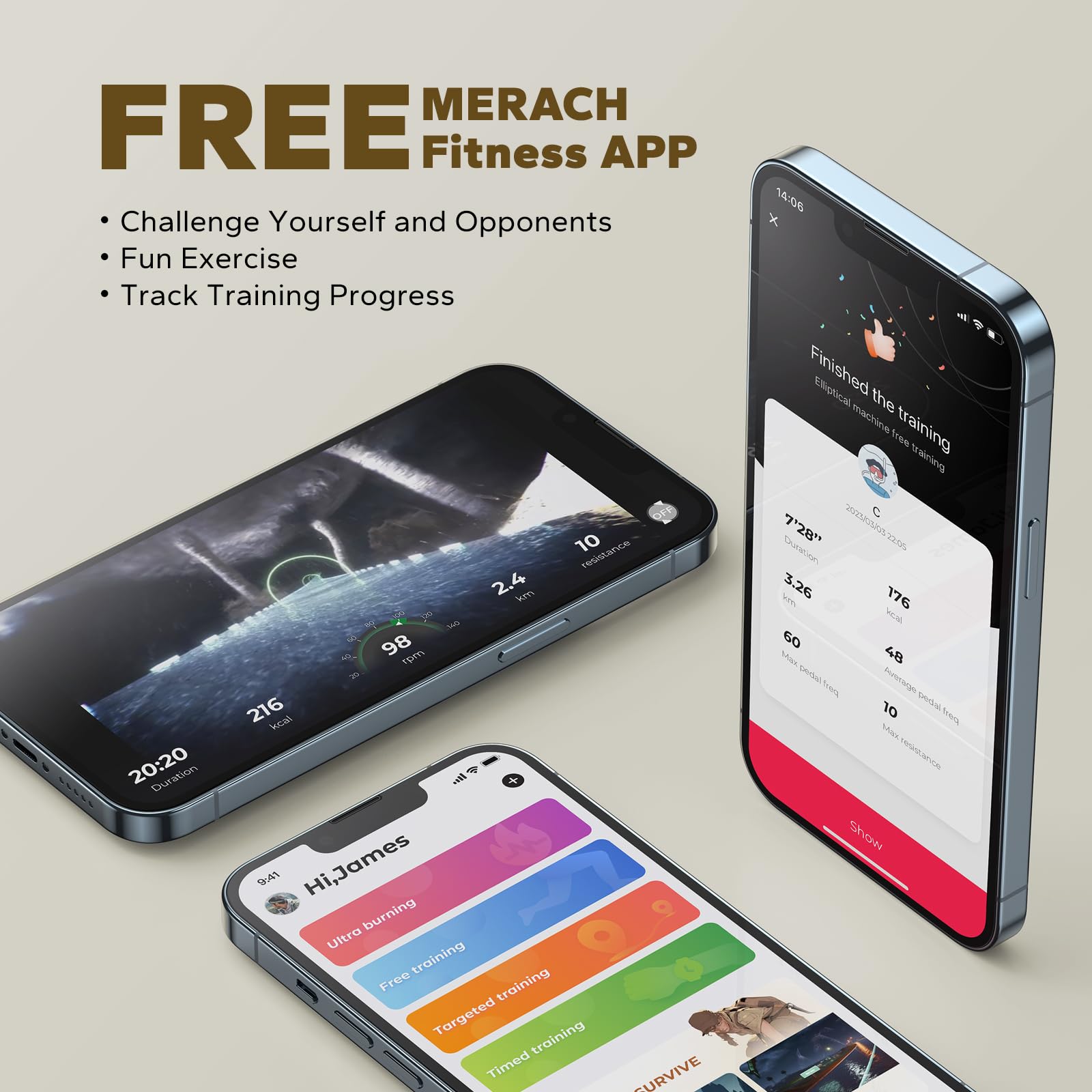 Snapklik.com : MERACH Elliptical Machine, Elliptical Exercise Machine ...