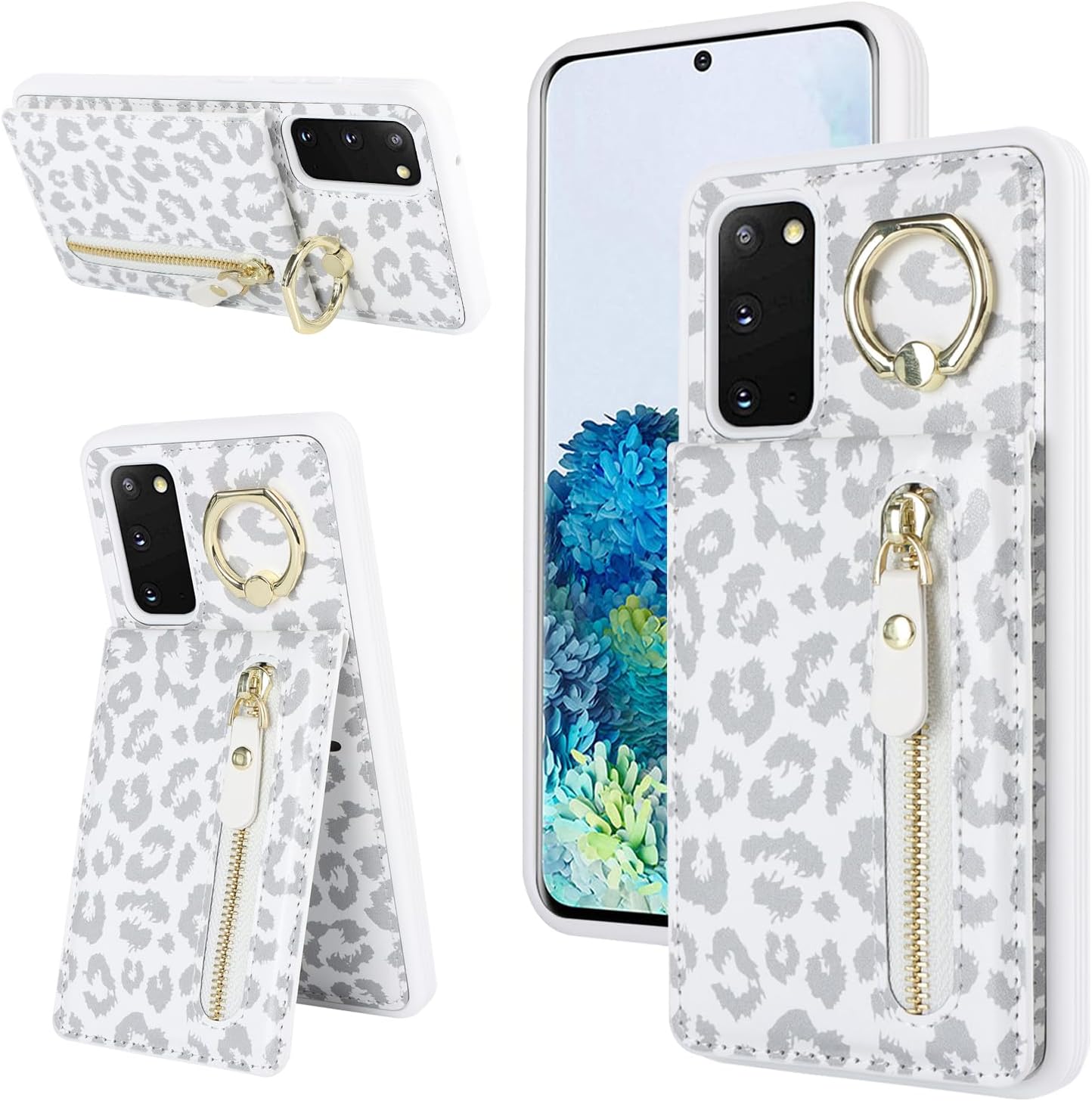 Amazon.com: DEYHU for Samsung Galaxy S20 Case with Card Holder for ...