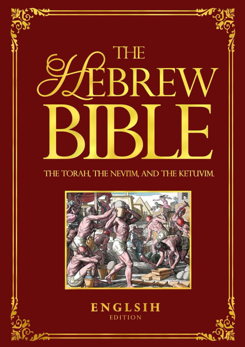 The Hebrew Bible Large Print In English Complete (Tanakh or Old ...