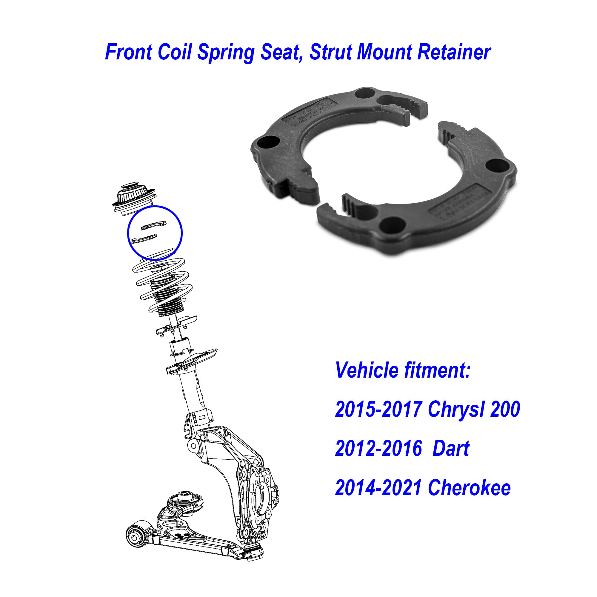 Dodge Jeep Strut Retainer Jeep Cherokee/Dart Front Suspension Retainer ...