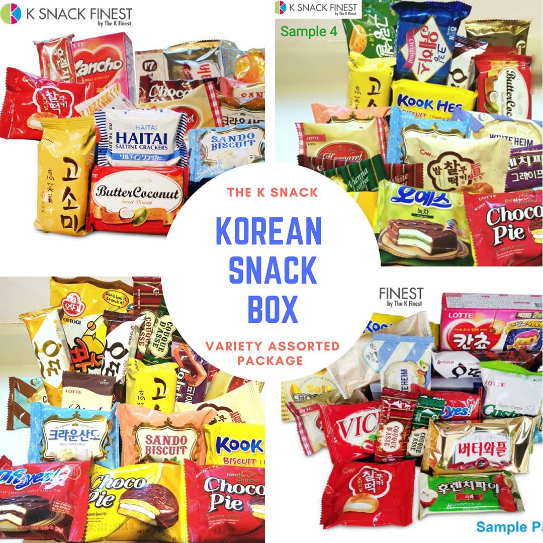 Buy KOREAN PREMIUM SNACK BOX_Assorted Package Popular Deluxe Korean ...