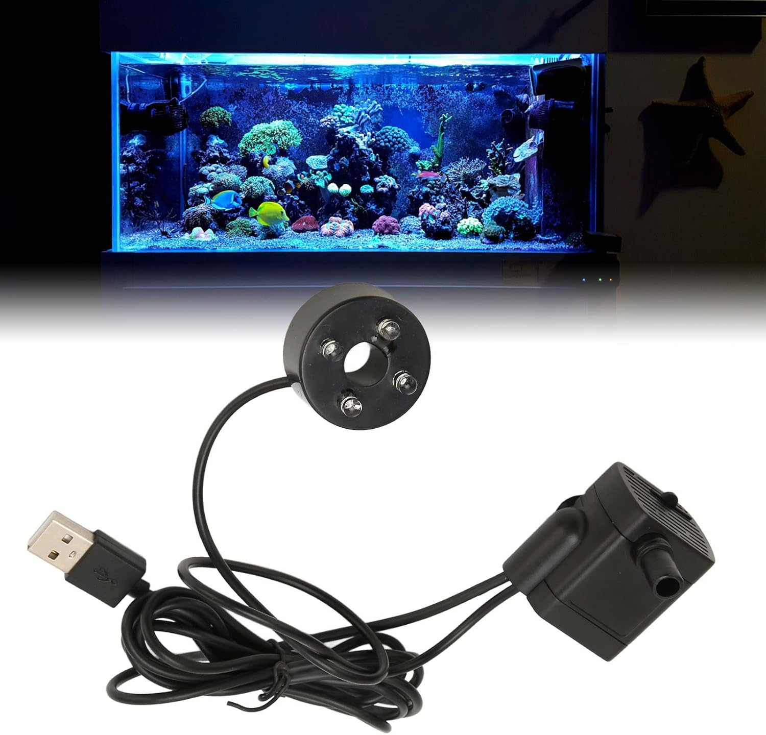 Amazon.com: TITA-DONG Submersible Fountain Water Pump, Silent Mini ...