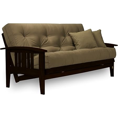 Amazon.com: Nirvana Futons Westfield Complete Futon Set - Espresso ...