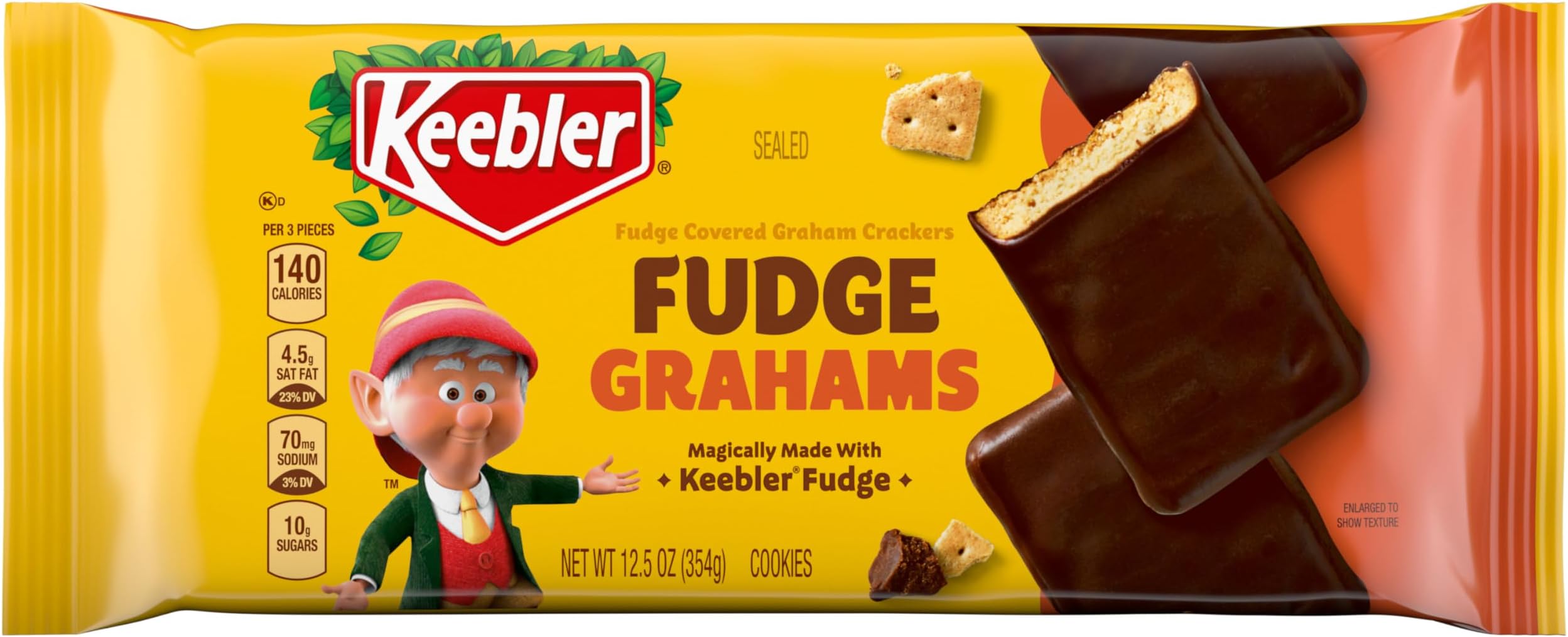 Amazon.com: Keebler Fudge Deluxe Grahams, 12.5oz