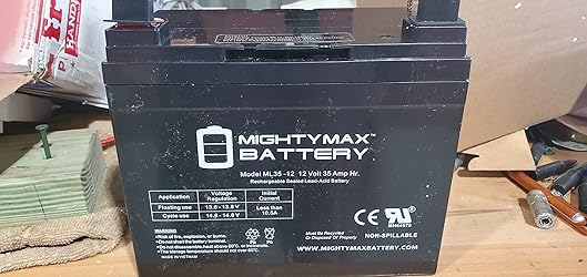 Amazon.com: Mighty Max Battery ML35-12 - 12V 35AH U1 Deep Cycle AGM ...