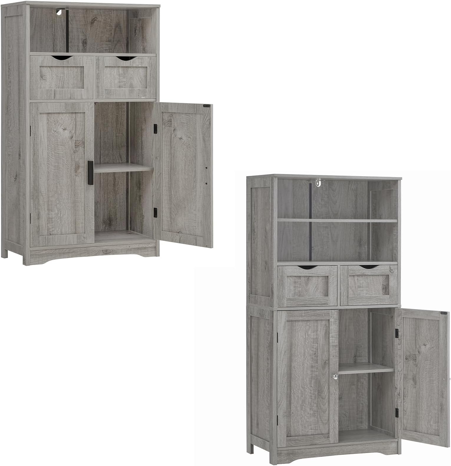 Amazon.com: Iwell Large Storage Cabinet & Tall Storage Cabinet ...