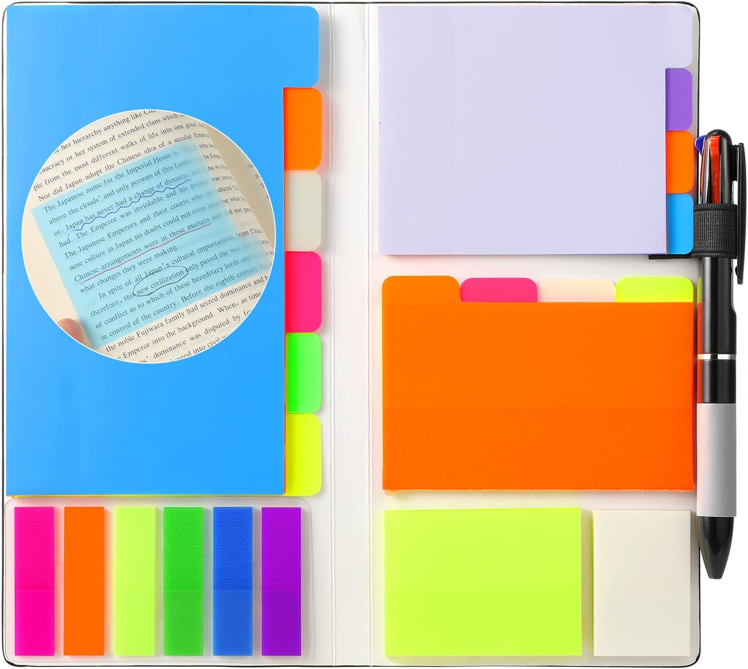 Amazon.com : Panda Planner Sticky Notes Set – 140 Spring Colors Sticky ...