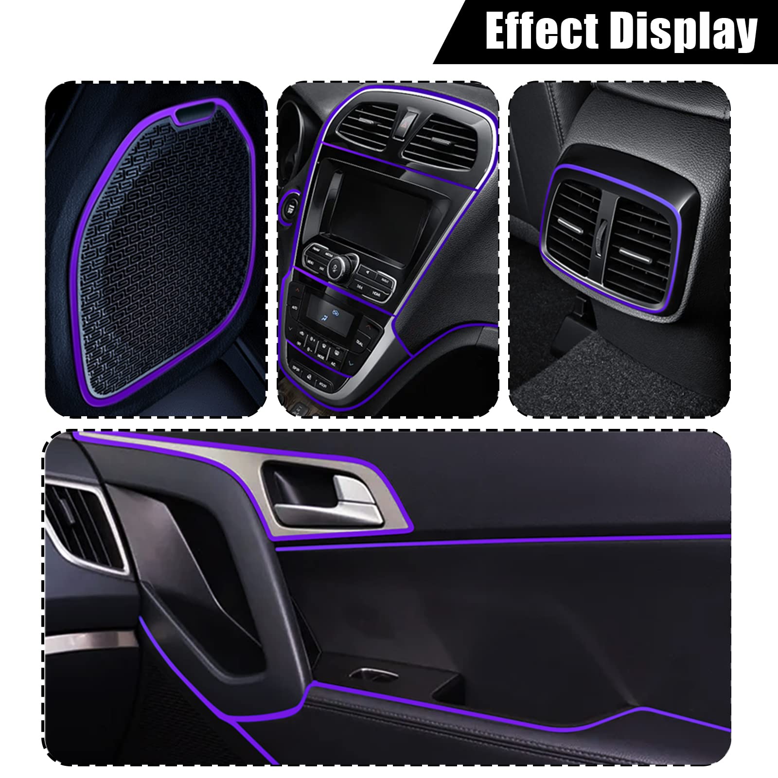 Snapklik.com : Car Interior Moulding Trim, Universal 32.8ft/10m Car ...