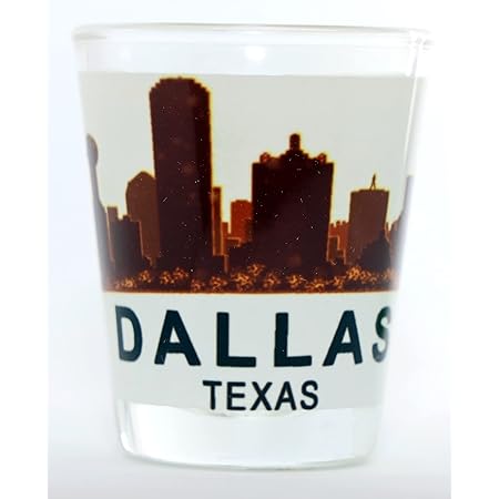 Amazon.com | TEXAS SOUVENIR PEWTER DESIGN SHOT GLASS DALLAS TEXAS: Shot ...