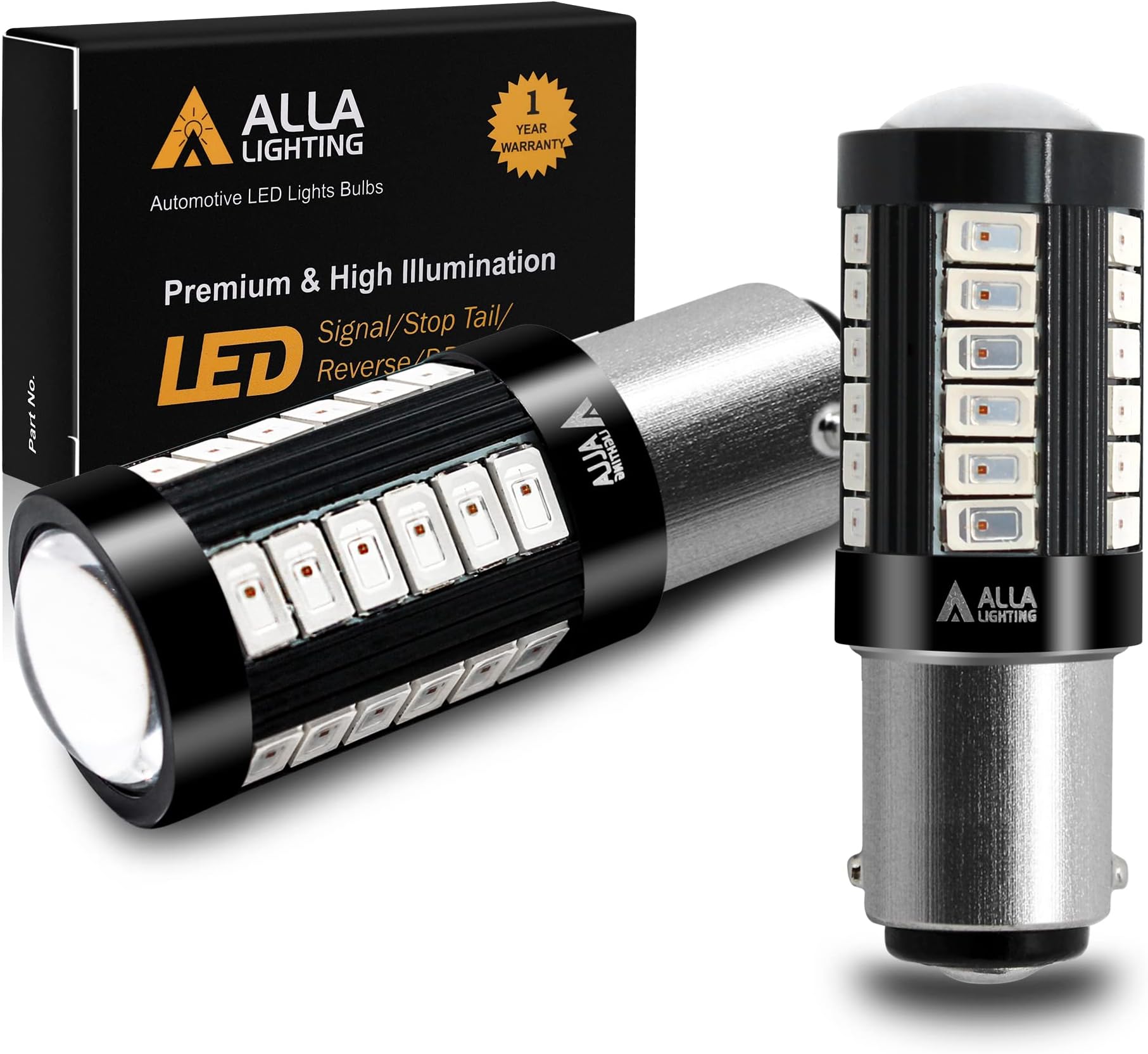 Amazon.com: EBAIFUN Flashing 12V BAY15D 1157 LED Strobe Brake Light ...