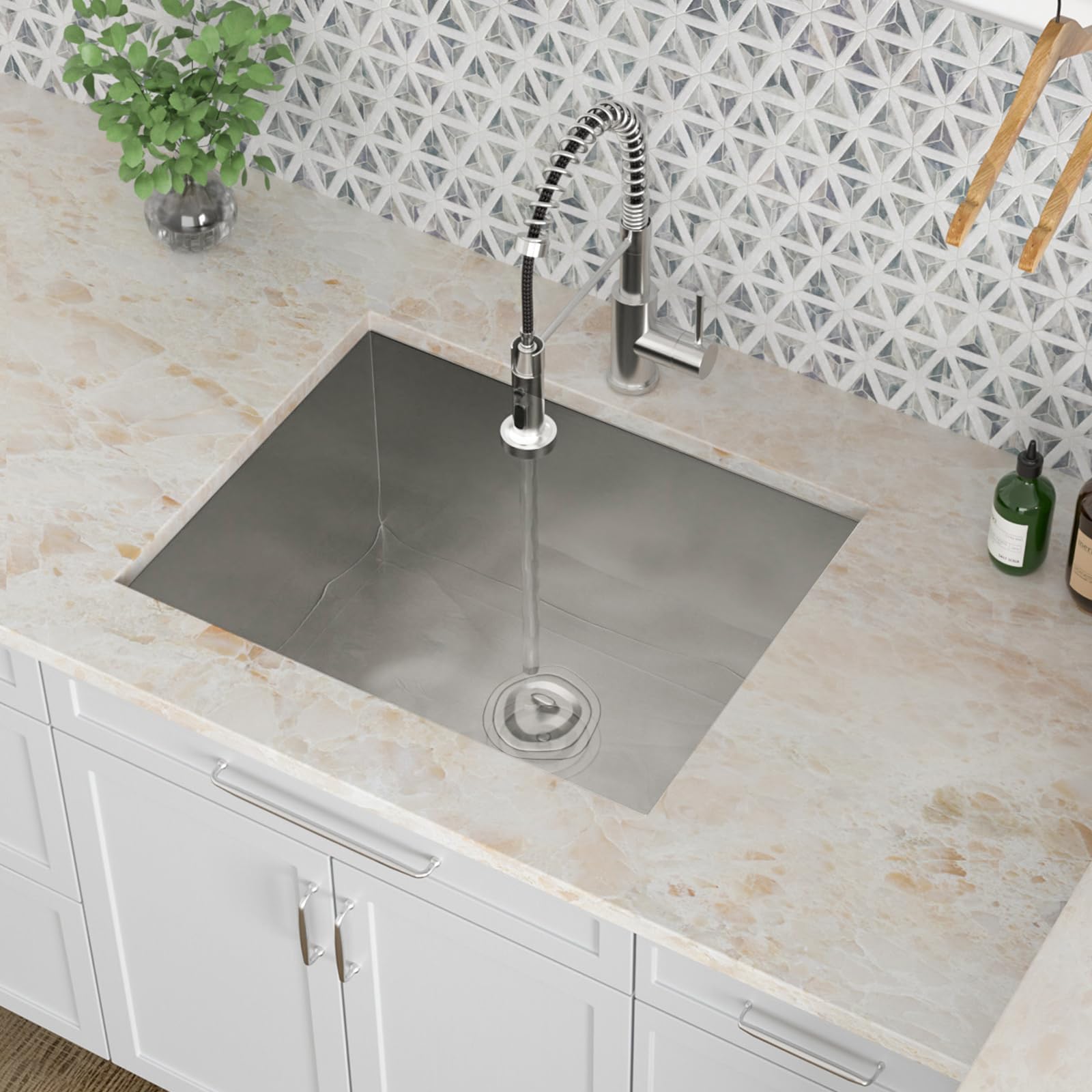 Snapklik.com : 12 Deep Laundry Sink Undermount - 24 Inch Undermount ...