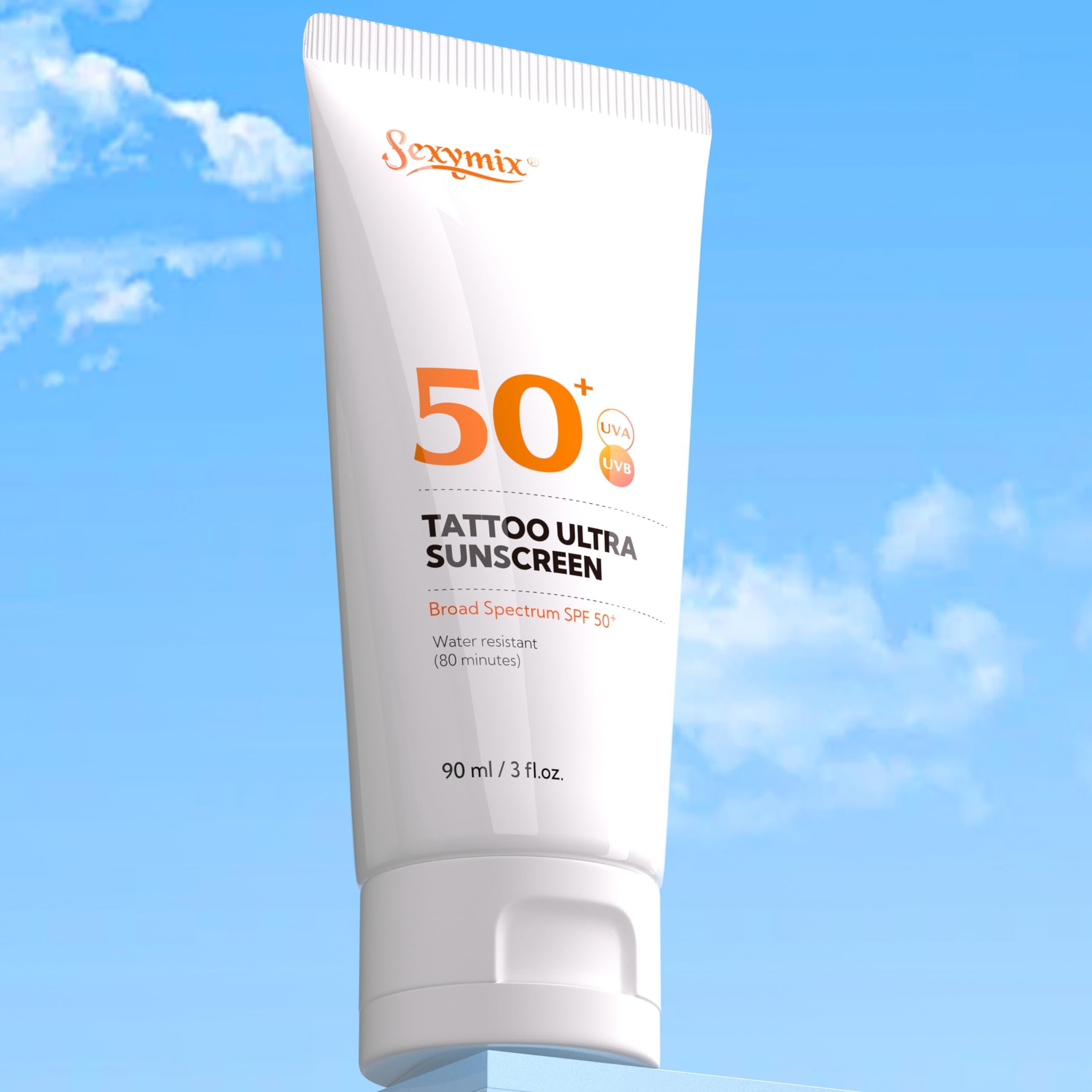 Amazon.com: Sexymix Tattoo Sunscreen - SPF 50 90ml Lotion, Body ...
