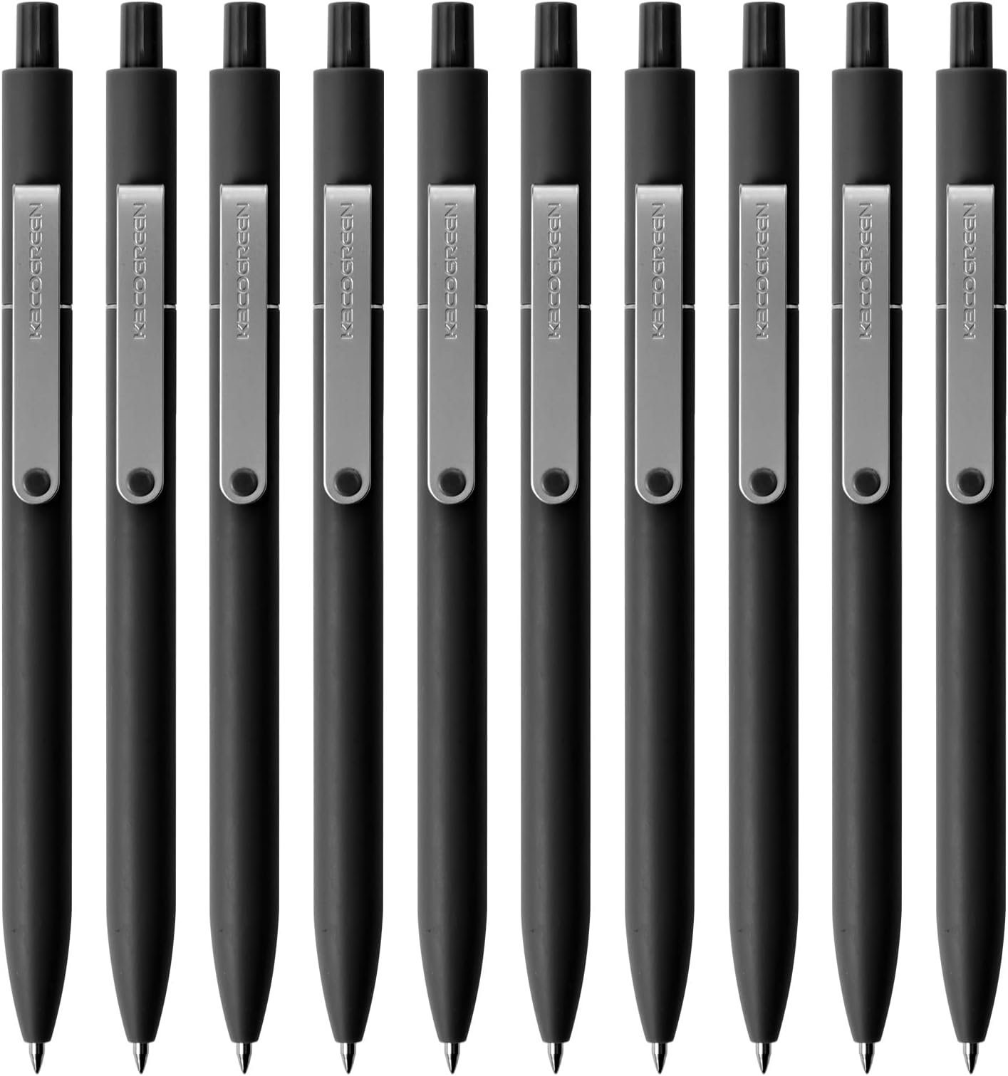 Amazon.com: Kaco Pure Black 0.5mm Extra Fine Point Retractable Gel ink ...