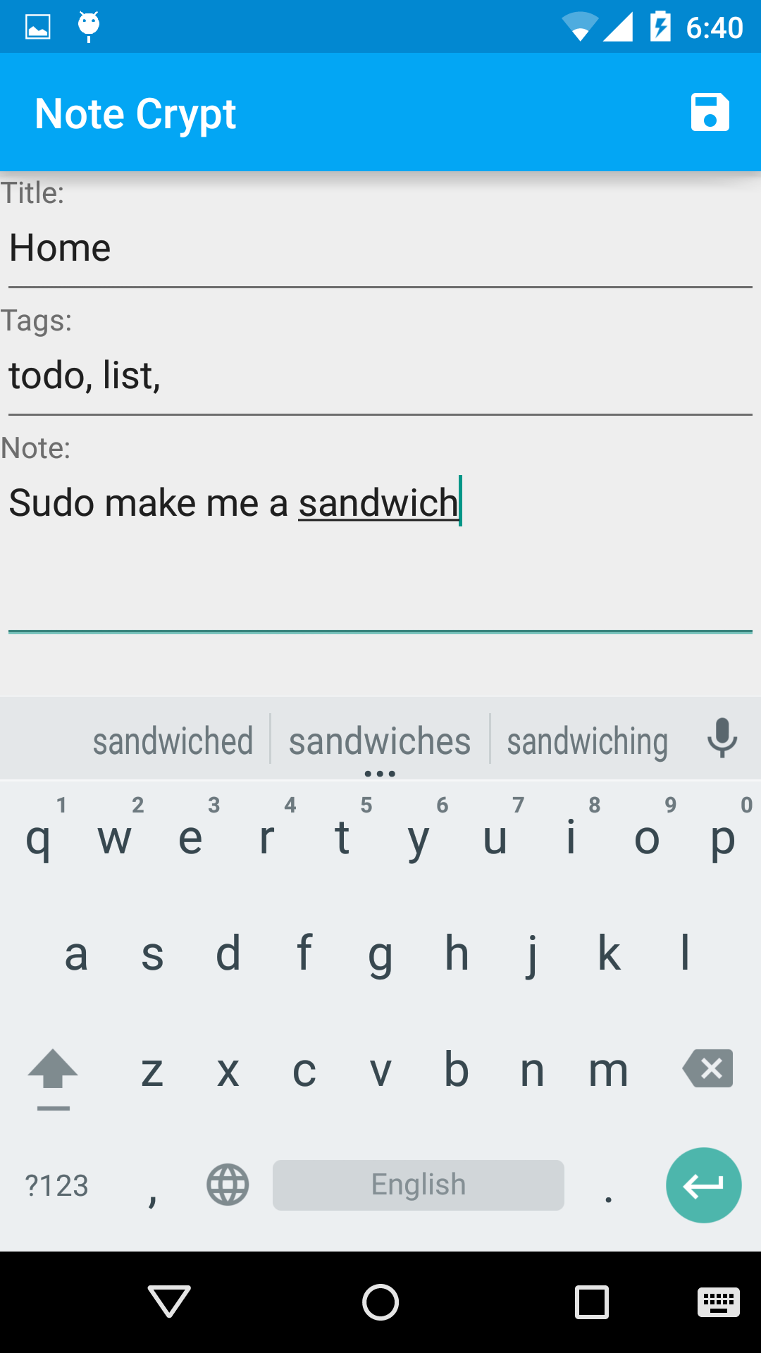 Note Crypt Safe with Password - App on Amazon Appstore