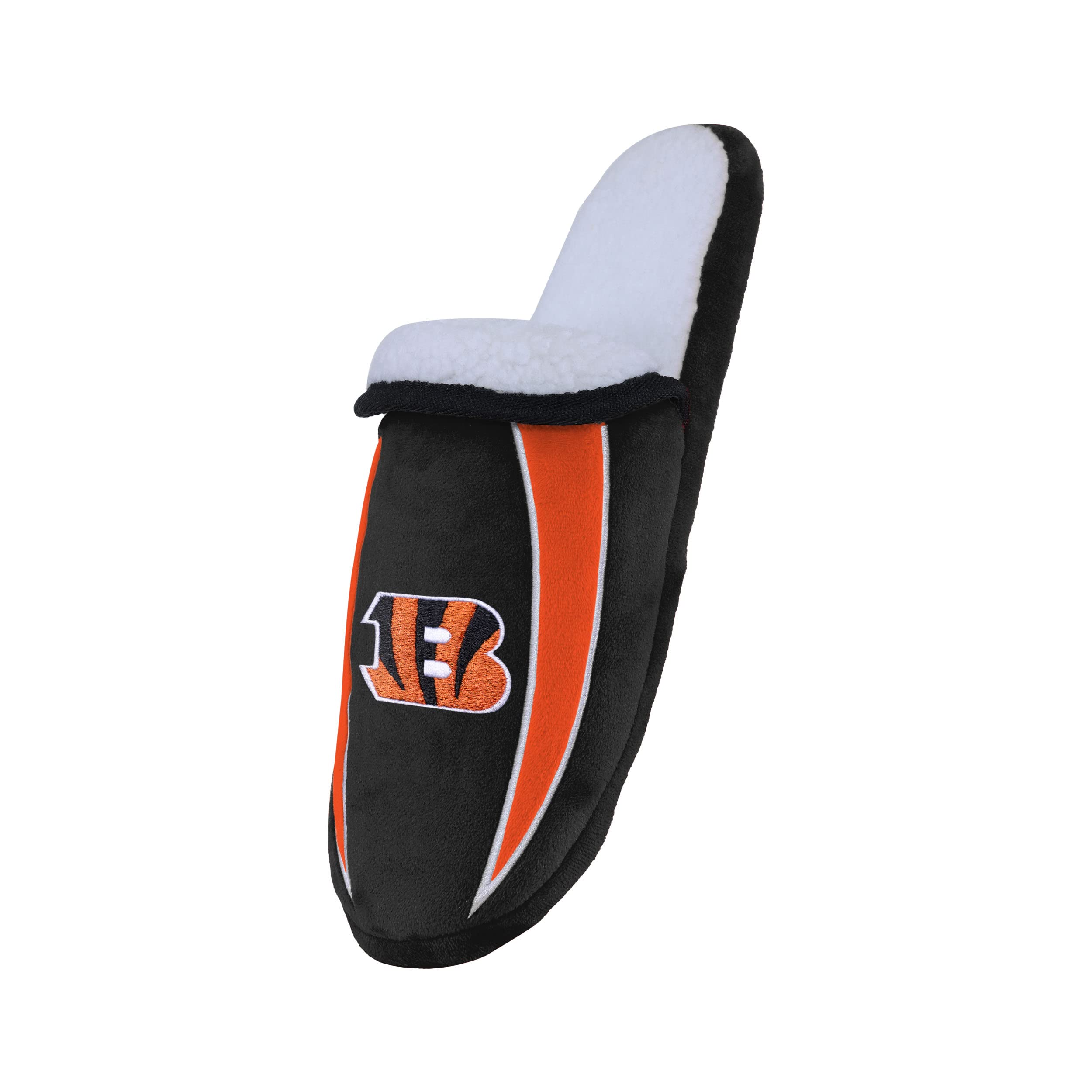 Snapklik.com : FOCO Cincinnati Bengals NFL Mens Sherpa Slide Slippers