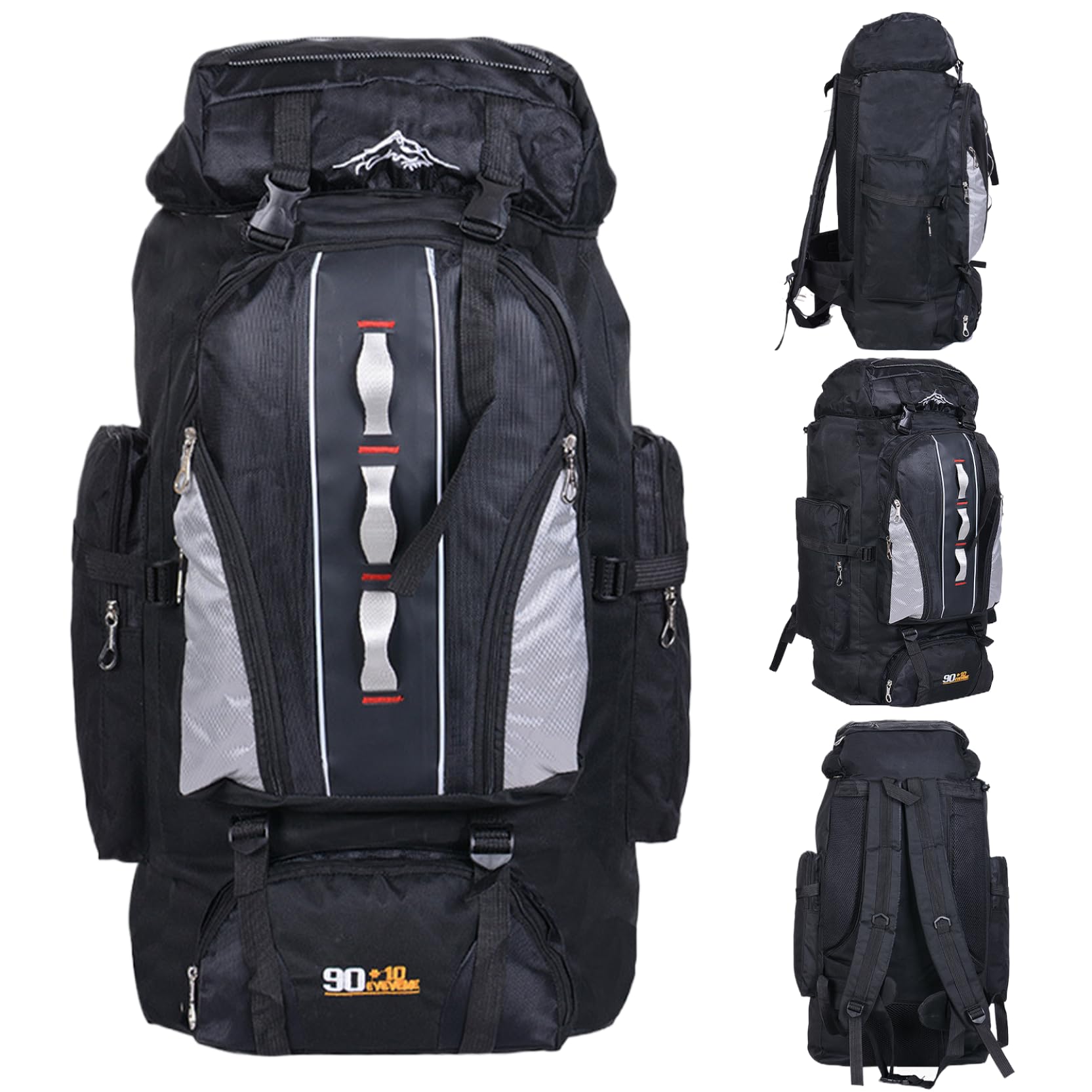 Amazon.com : Camping Backpack, 100L Tear and Water-Resistant Hiking ...