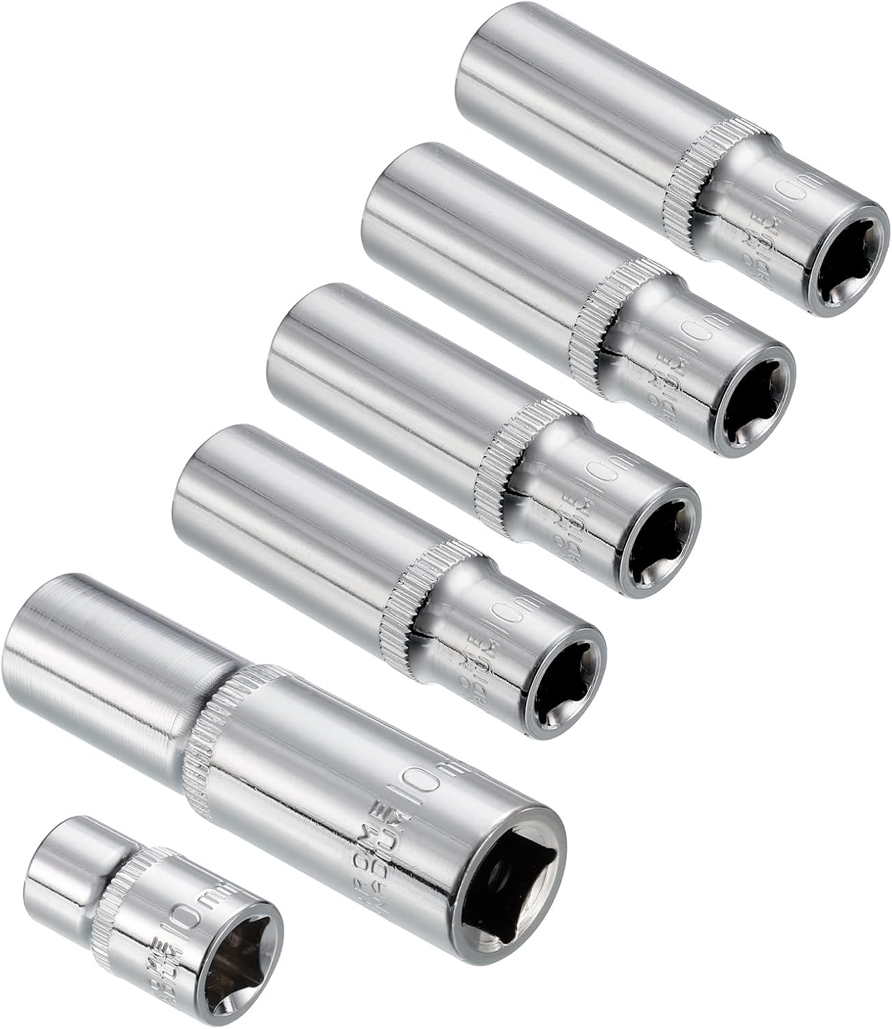 Amazon.com: uxcell 1/4" & 3/8" Drive by 10mm Deep and Shallow Socket ...
