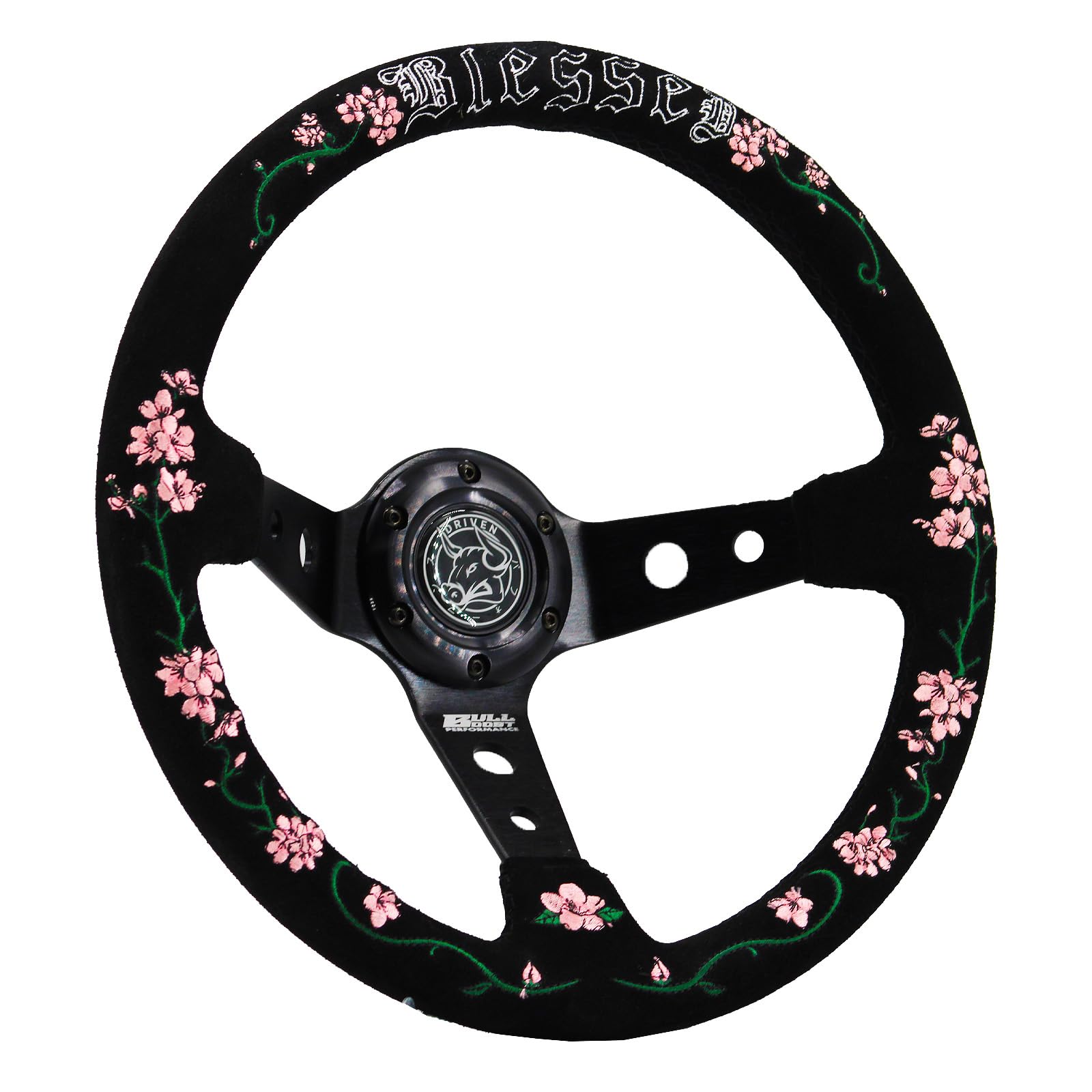 Amazon.com: Performance Steering Wheel 350mm Deep Dish 6 Bolt For JDM ...