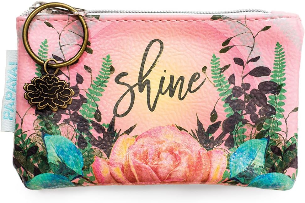 Amazon.com: Papaya Art Natural Rose Coin Purse : Clothing, Shoes & Jewelry