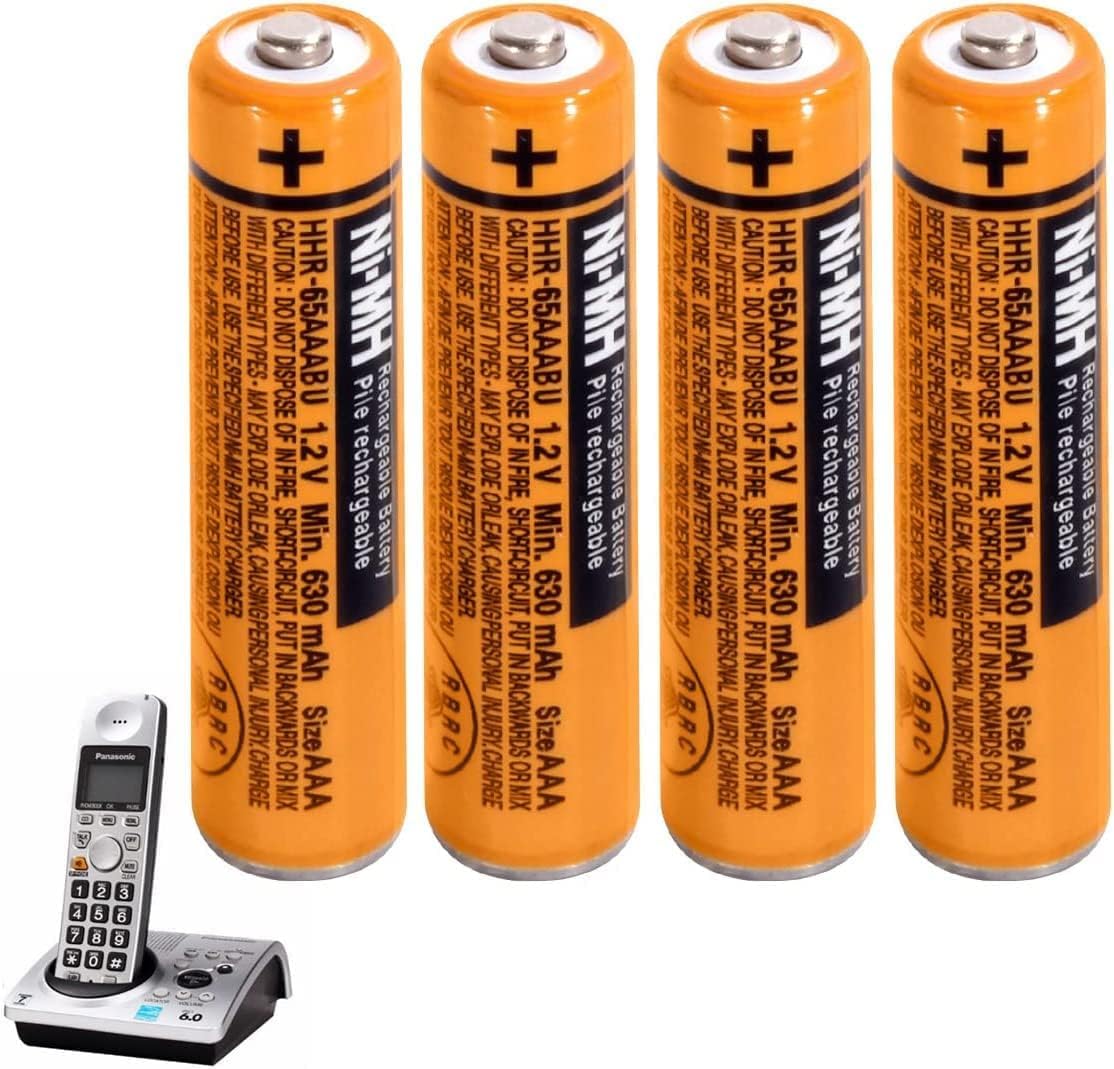 NI-MH AAA Rechargeable Battery 1.2V 650mah 4-Pack AAA rechargeable ...