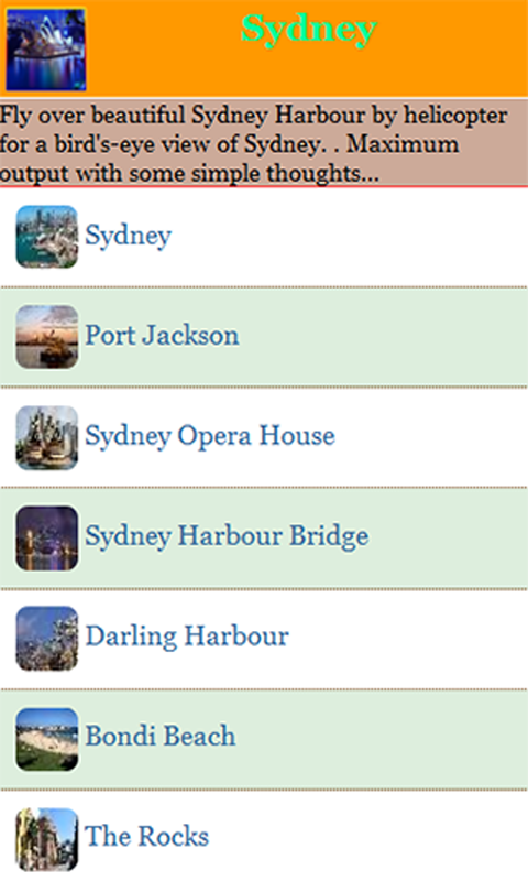 Places to Visit in Sydney - App on Amazon Appstore