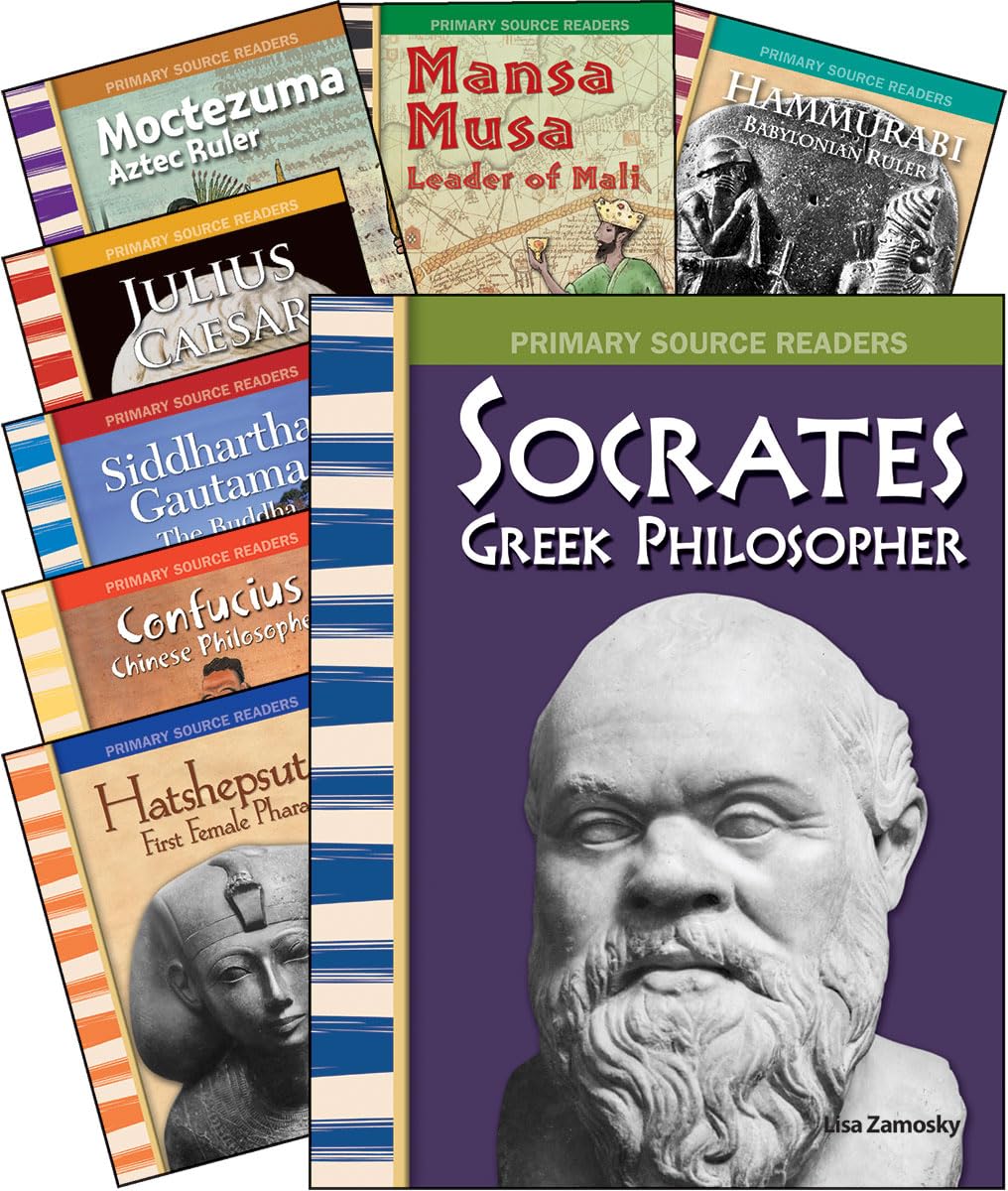 Biographies: World Cultures through Time 8-Book Set (Social Studies ...