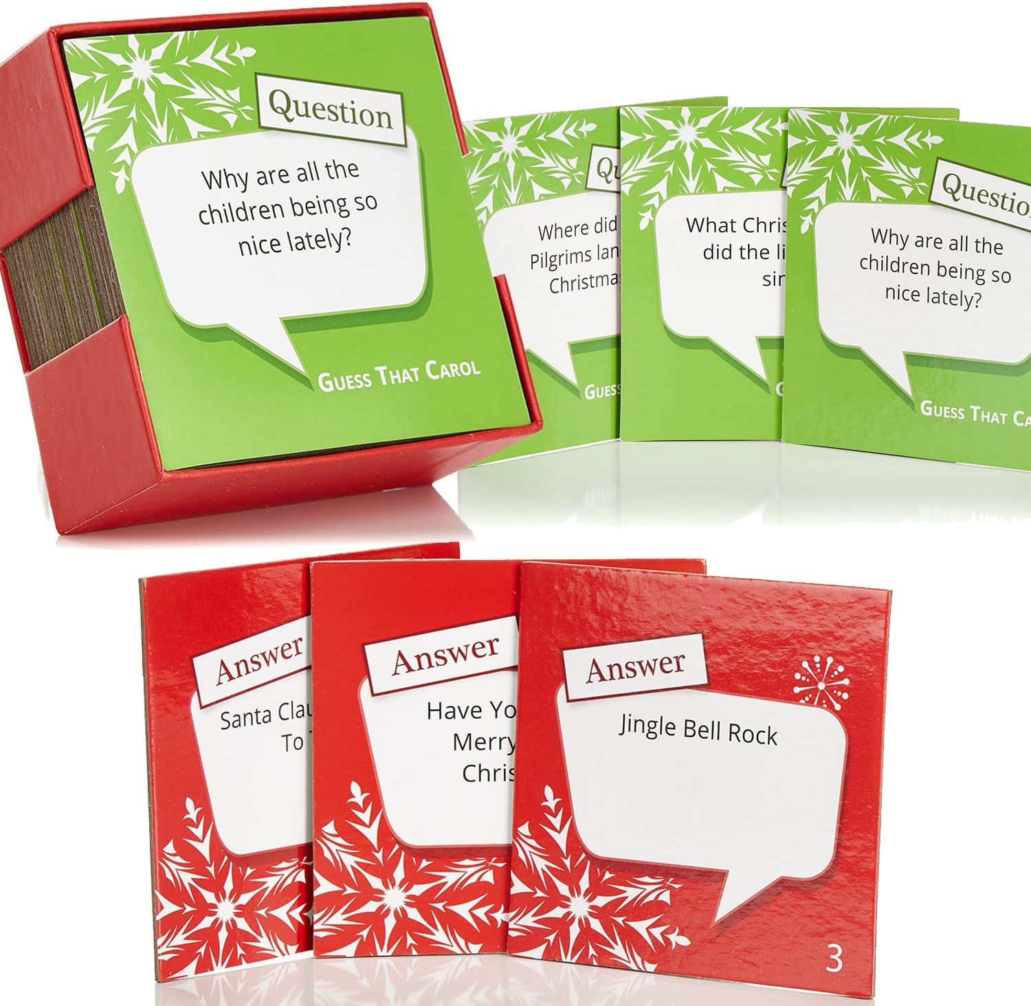 Amazon.com | Guess That Carol Holiday Trivia Coasters - Christmas ...