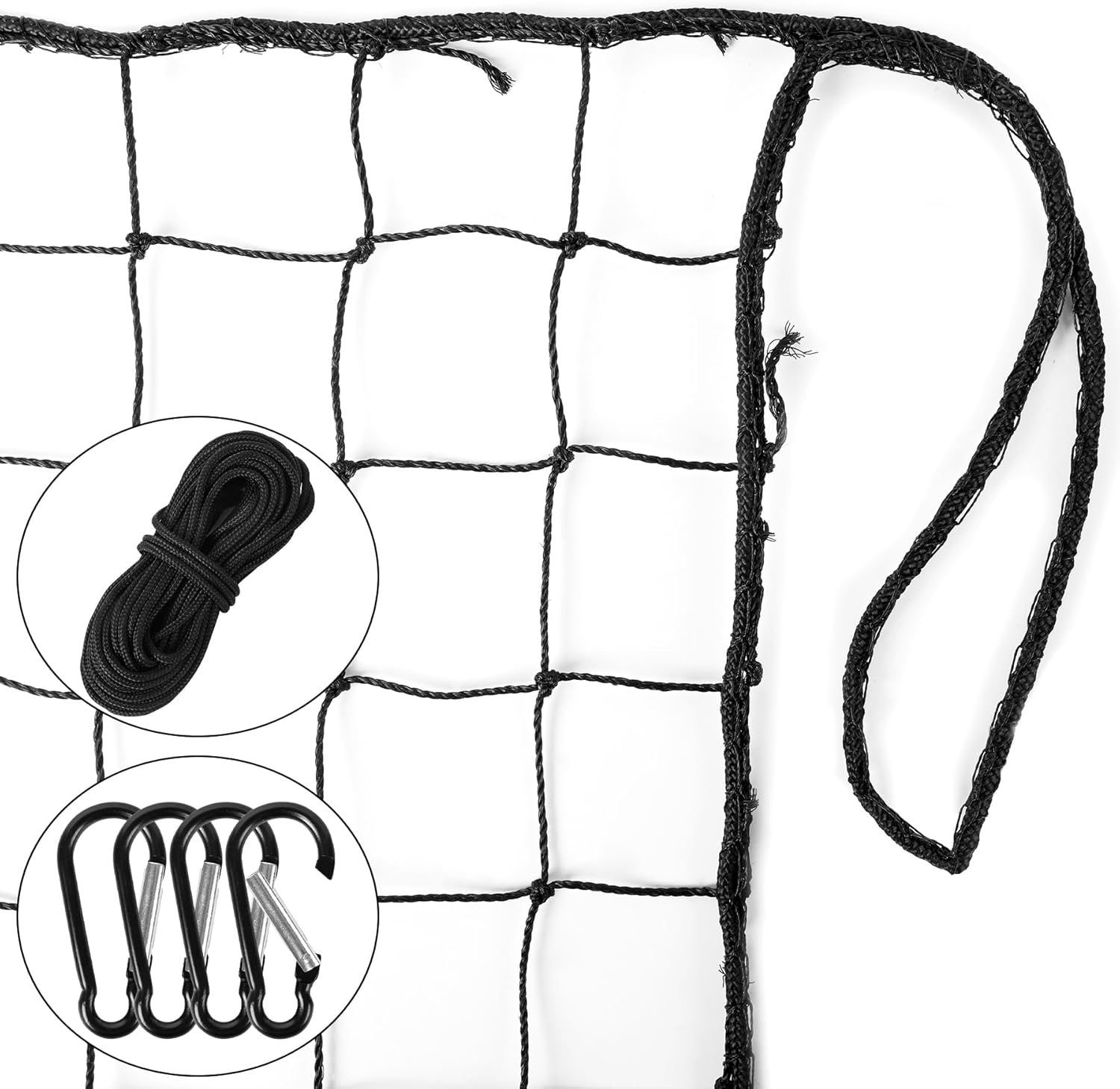 Amazon.com : Tottist Heavy Duty #18 Nylon Baseball Netting - Practice ...