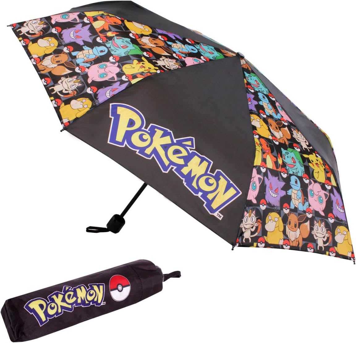 Amazon.com: Pokémon Pokemon Umbrella for Adults Teens Kids - Folding ...