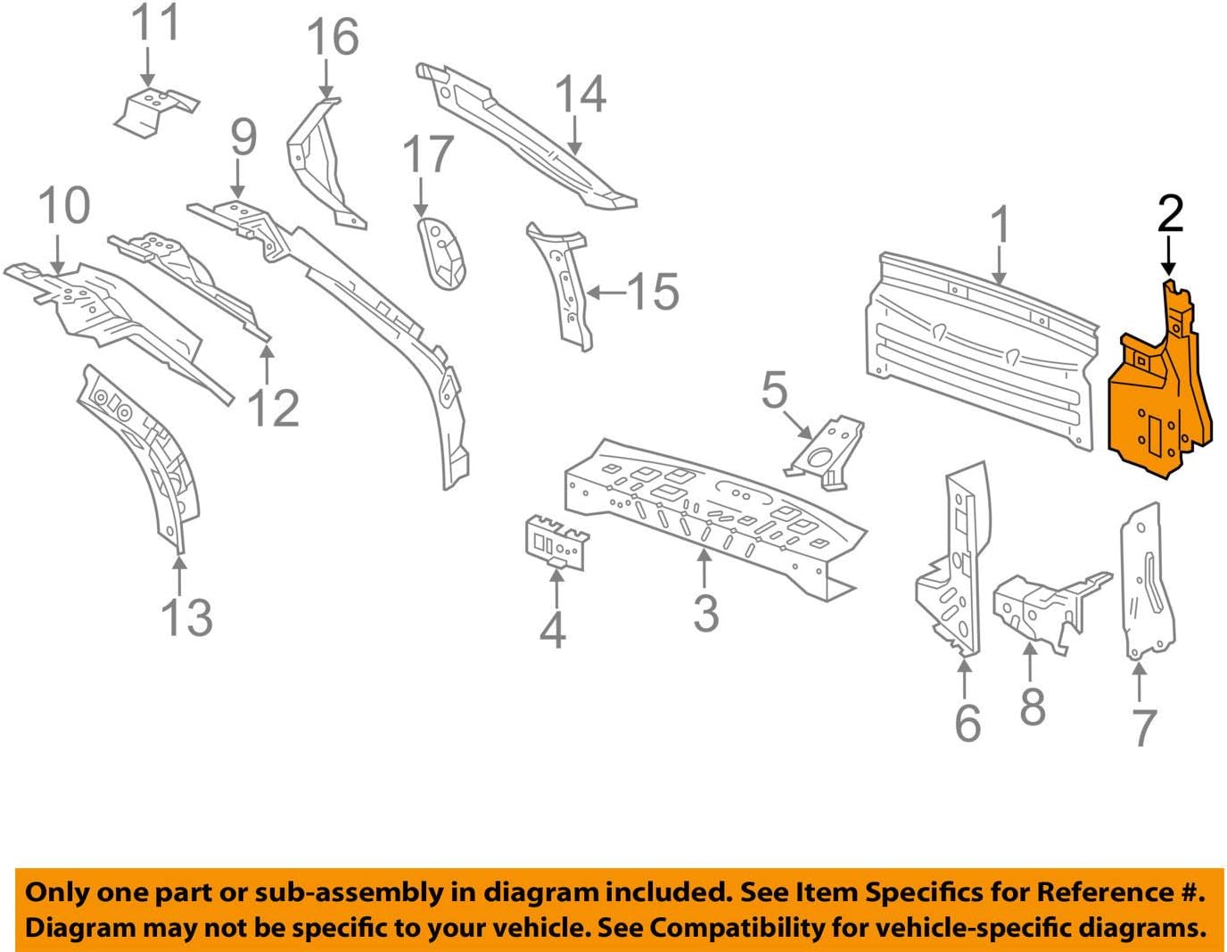 Amazon.com: GM 22979298 REINFORCEMENT ASM-FLR PNL RR C/BAR RR : Automotive