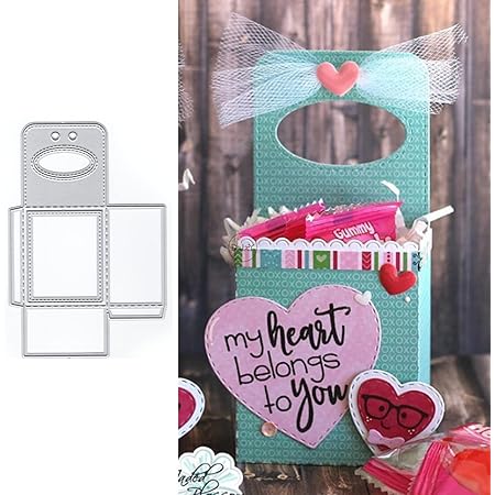 Amazon.com : KSCRAFT Chocalate Bar Candy Box Metal Cutting Dies ...