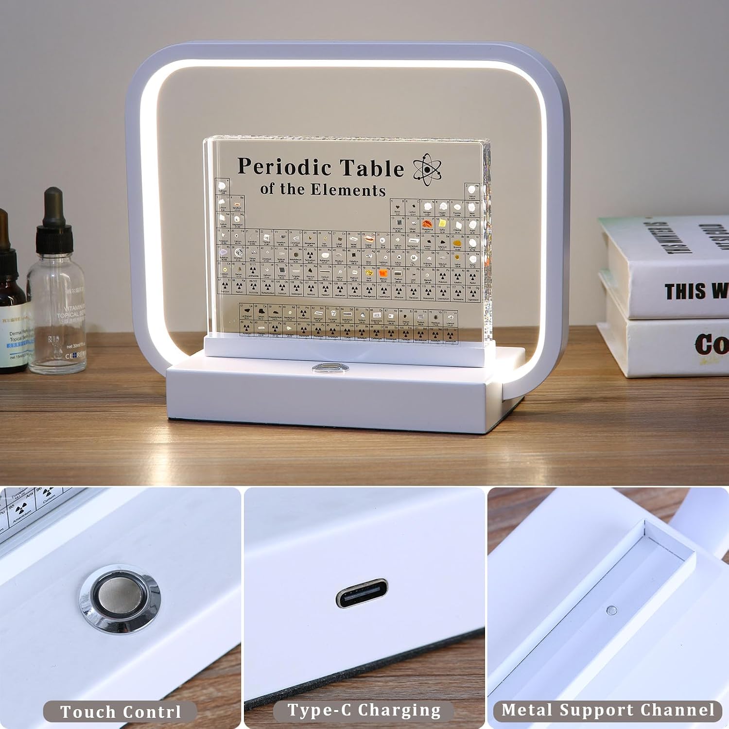 Periodic Table with Real Elements Inside, Acrylic 3D Philippines | Ubuy