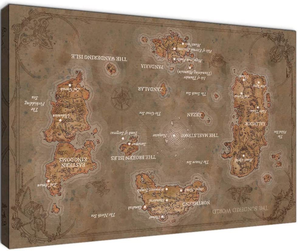 Azeroth Map Poster
