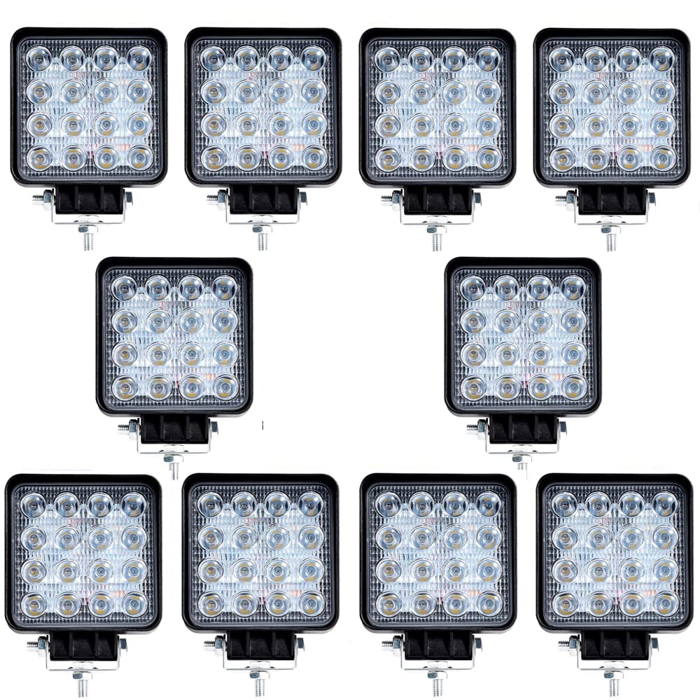 Snapklik.com : LED Work Lights For Truck, 4 Inch LED Light Pods 48W ...